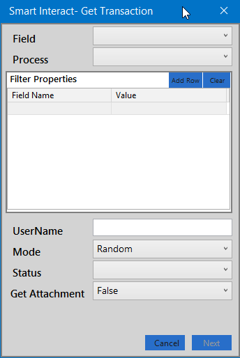 Get Transaction | Robility Docs